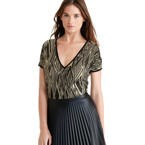 Lauren Ralph Lauren | Tops | Ralph Lauren Metallic Top | Poshmark